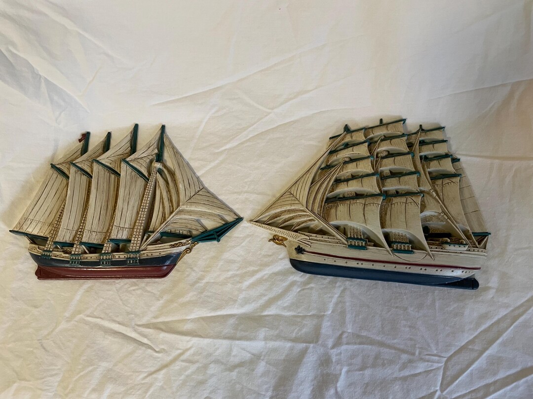Hanging Ship Wall Decor, Sailor Gifts, Beach House Decoration, Boating ...