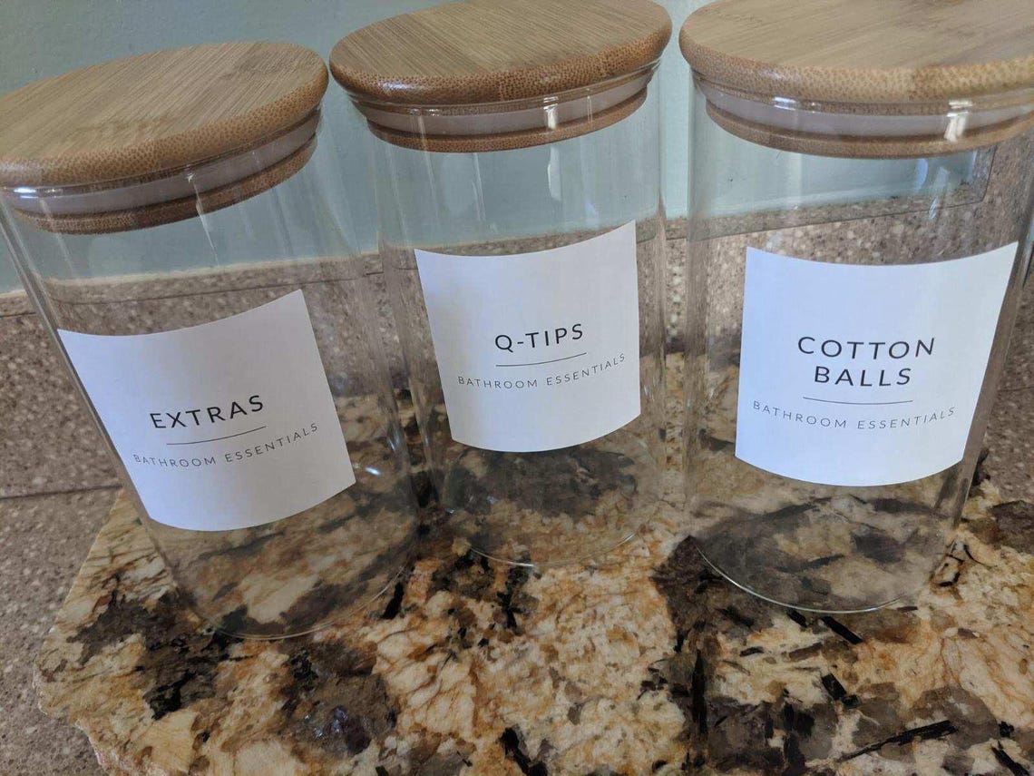 Glass Kitchen Storage Canister Containers Coffee Sweets Nuts Pantry ...