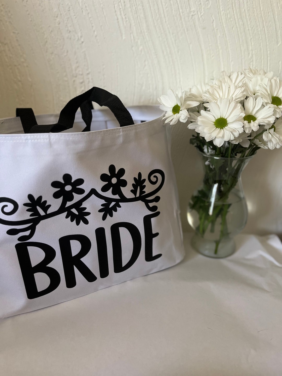 Bride Tote Bag, Engagement Gift, Personalized Bride Bag, Bride Tote ...