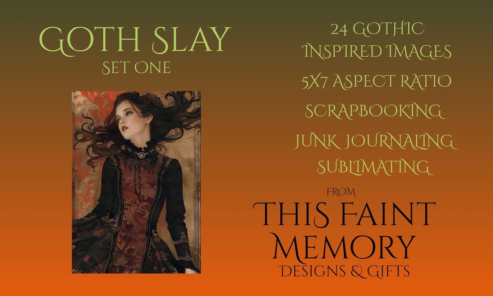 Goth Slay (set 1): A Collection of Gothic Portraiture - Etsy