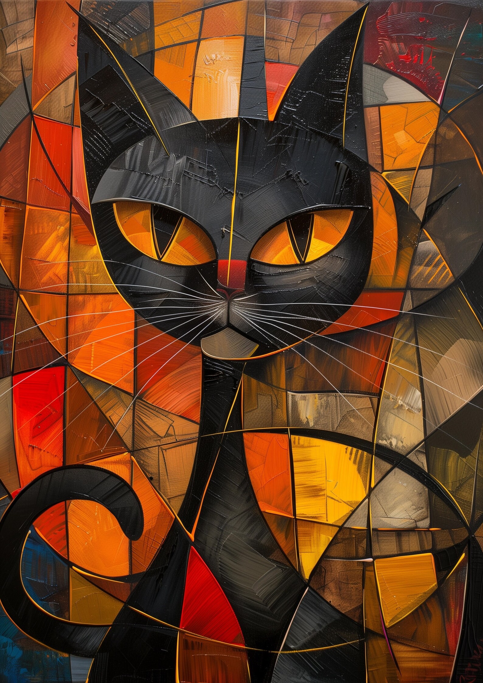 Pawblo Picatso set 2: A Collection of Cat Portraiture - Etsy