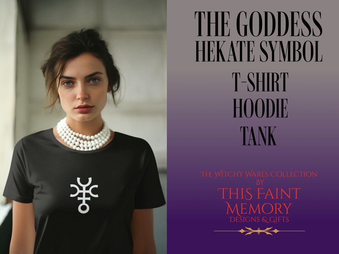 Hekate Shirt, Hecate Symbol Tee, Occult Tshirt, Greek Myth Tshirt, Gift ...