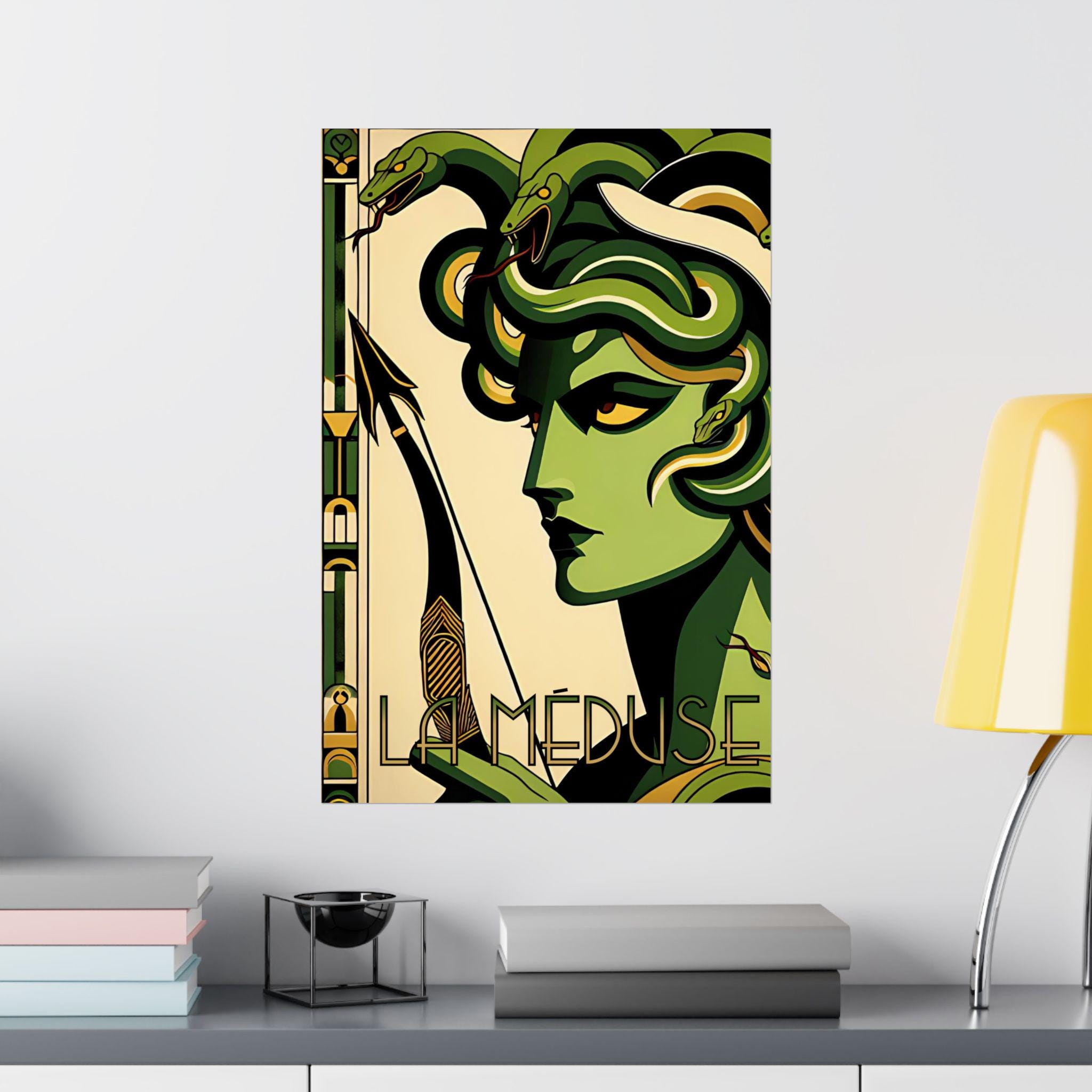Medusa Poster Digital Download, Medusa Art, Medusa, Gift for Myth Fan ...