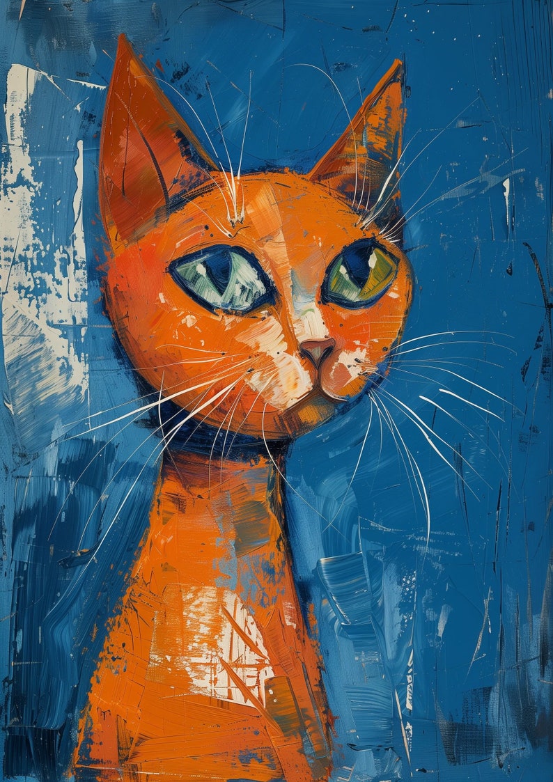 Pawblo Picatso set 2: A Collection of Cat Portraiture - Etsy