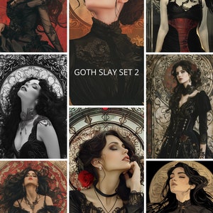 Goth Slay (set 2): A Collection of Gothic Portraiture - Etsy