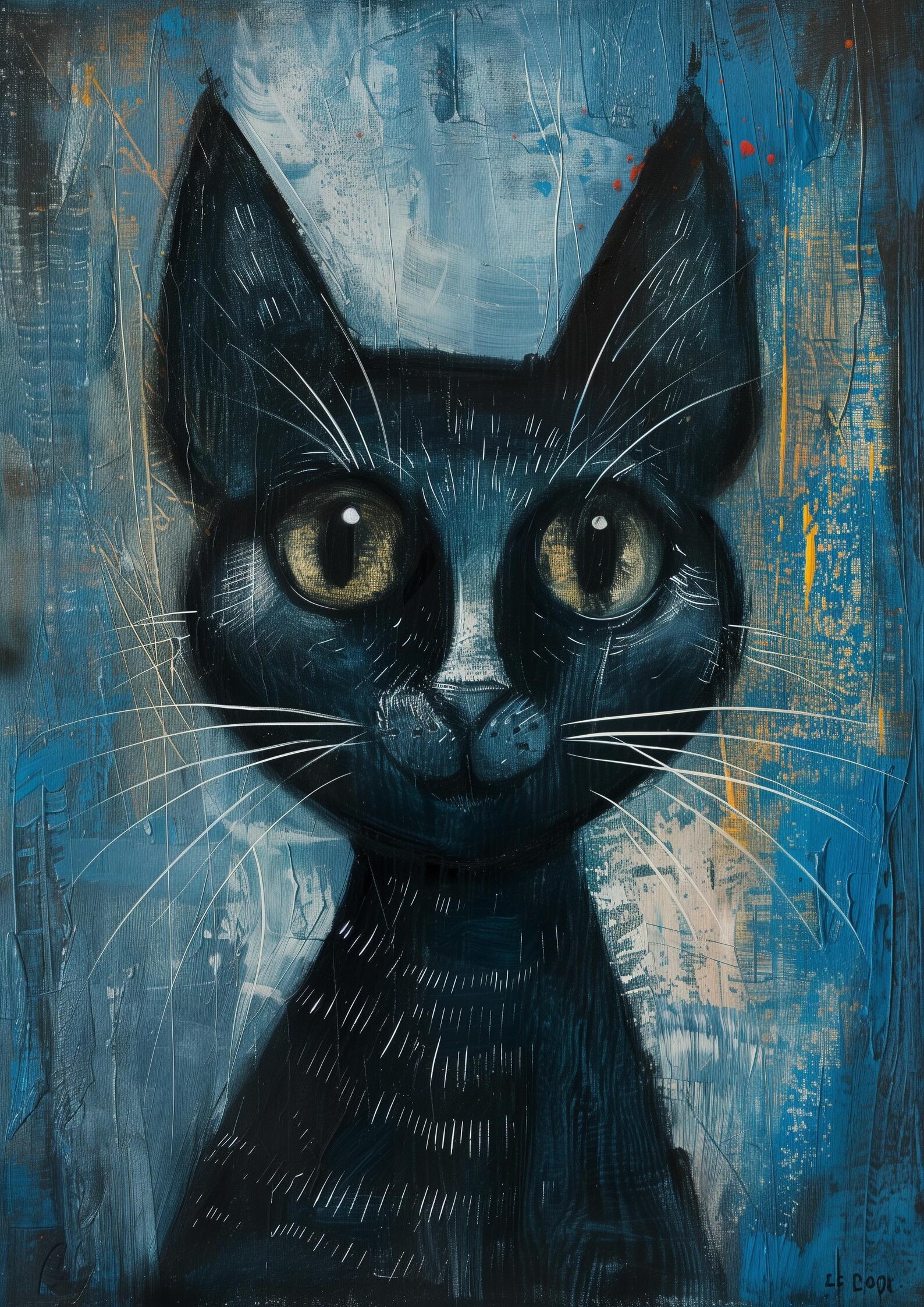 Pawblo Picatso (sets 1 & 2): A Collection of Cat Portraiture - Etsy