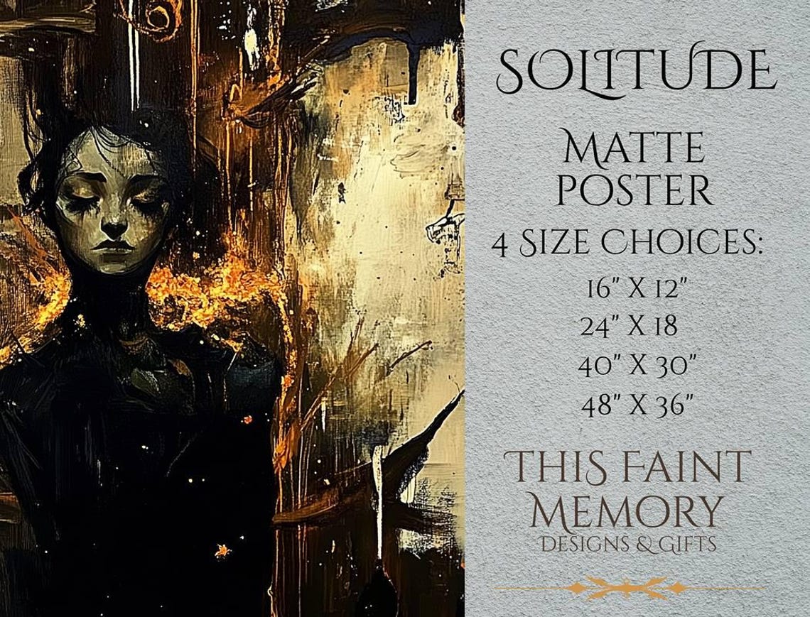 Moody Wall Art| | Dark Academia Decor | Moody Room Poster Art | Moody ...