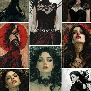 Goth Slay (set 2): A Collection of Gothic Portraiture - Etsy