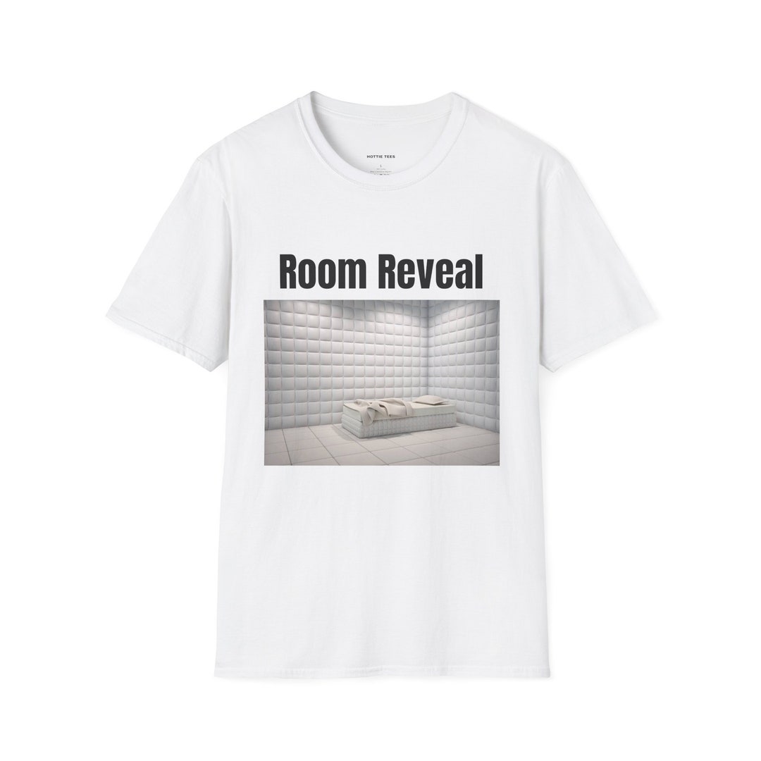 ROOM REVEAL Funny Viral Meme Tee, Graphic T Shirt Satirical - Etsy