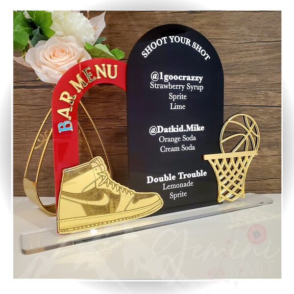 Sneakerball Drink Menu - Etsy