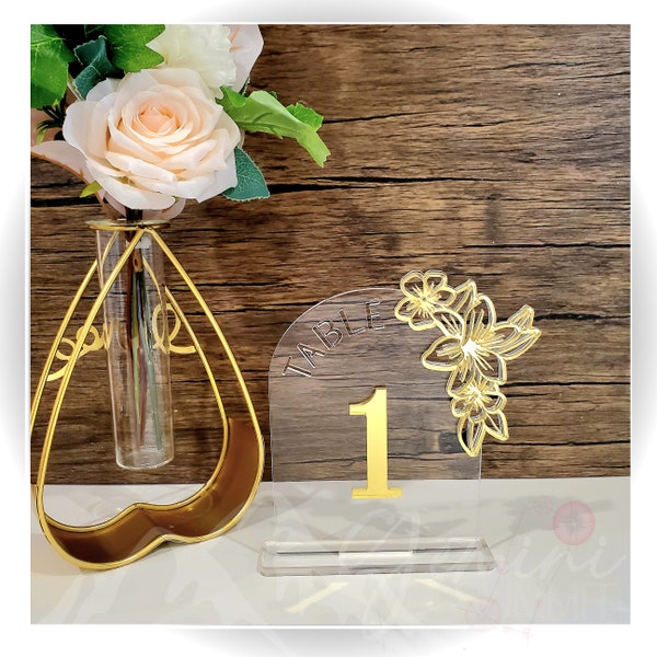 Acrylic Arch Table Number - Etsy