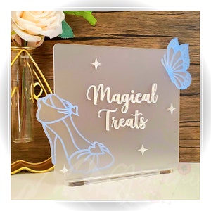 Magical Treats Table Sign, 3D Acrylic Sign, Favors Sign, Event Signage ...