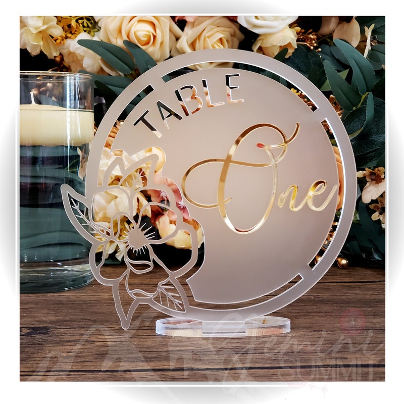 Acrylic Table Numbers Wedding - Etsy