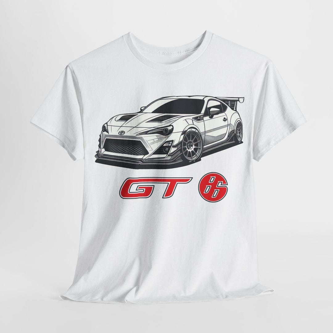 Modified/tuned JDM Toyota GT86 Outline Graphic T-shirt With GT86 Logo ...