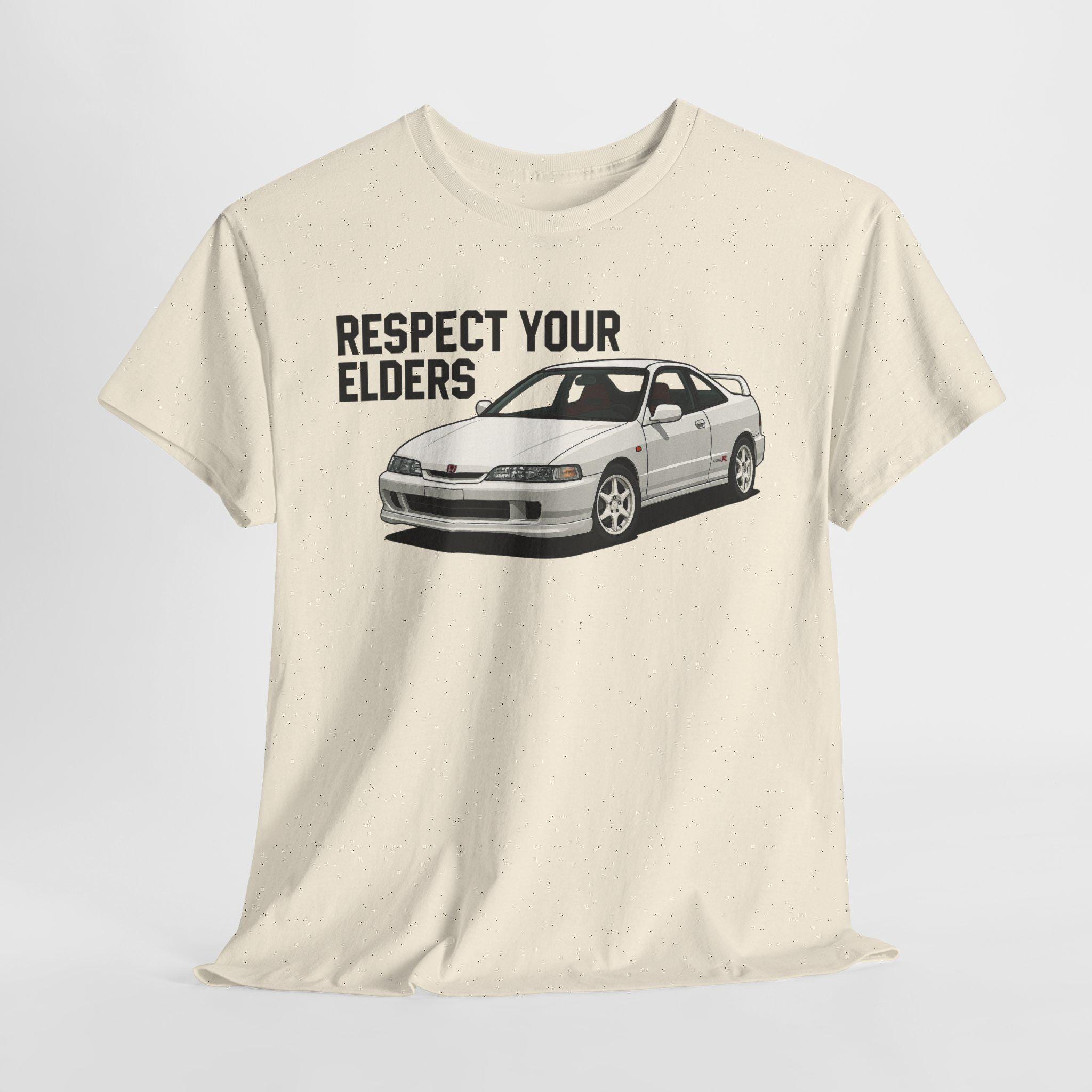 Honda Integra JDM DC2 Type R "respect Your Elders" T-shirt - JDM ...