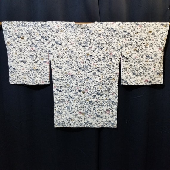 Vintage Japanese Michiyuki Woman's Silk Jacket for Ki… - Gem