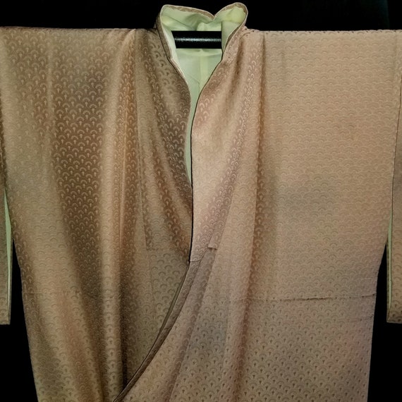 Iromuji Kimono Vintage Japanese Woman's Silk Tea Cere… - Gem