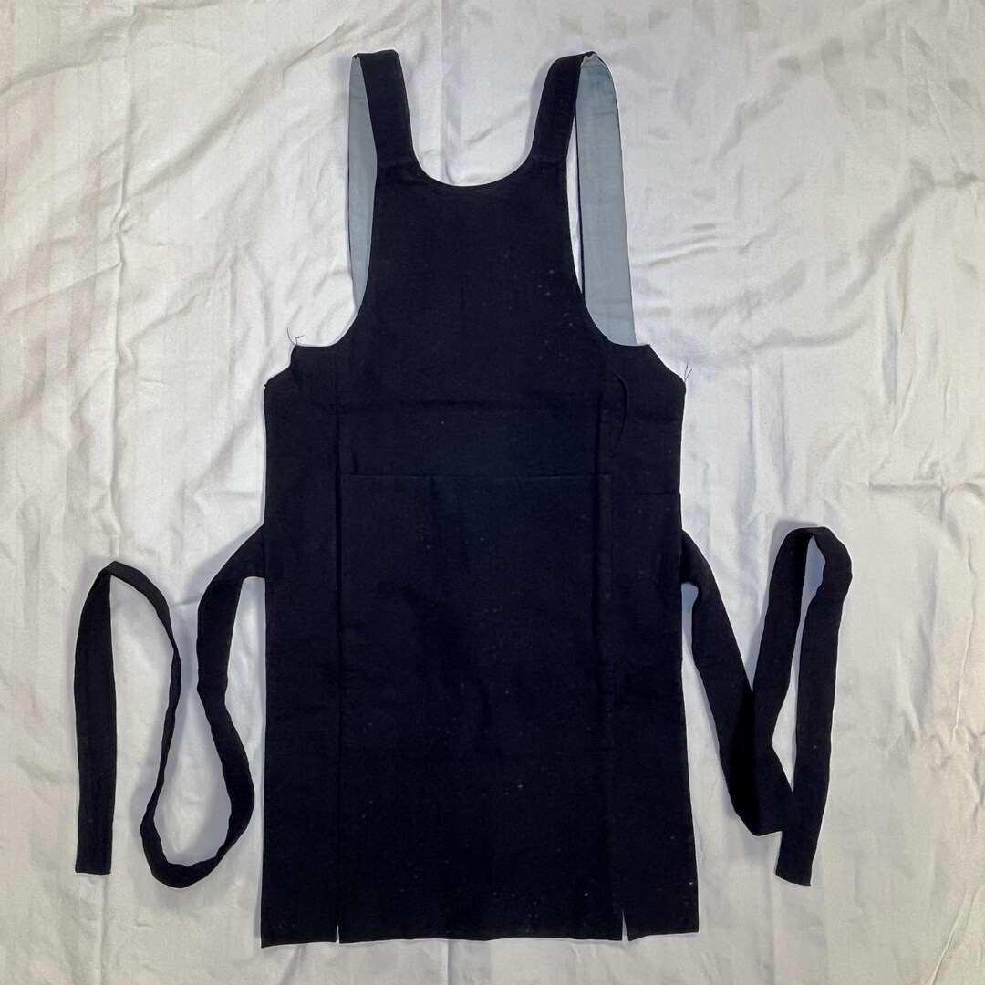 Vintage Japanese Indigo Apron Artisan Shop Keeper Heavy Cotton ...