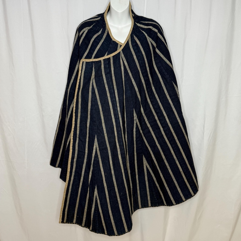 Antique Japanese Cape Mino Style Indigo Blue Traditional Authentic ...
