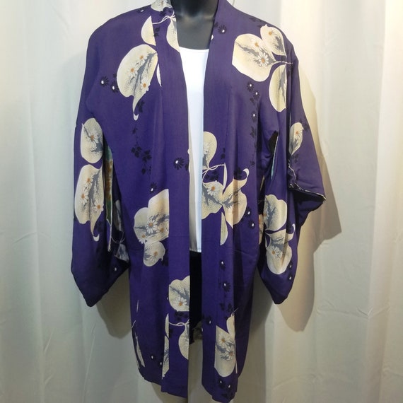purple short haori jacket - Gem