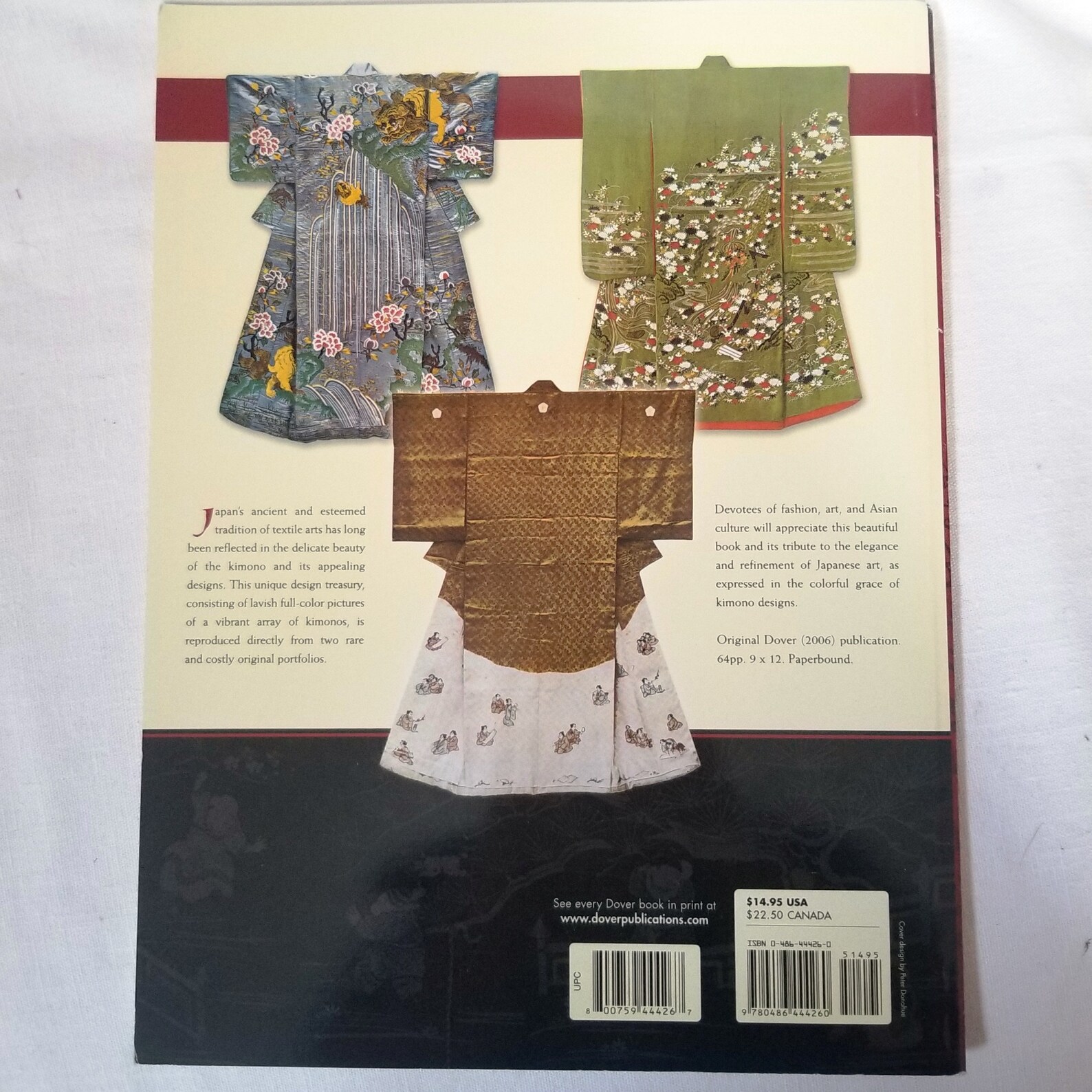 Japanese Kimono Designs Dover Fashion and Costumes by Shojiro Nomura ...