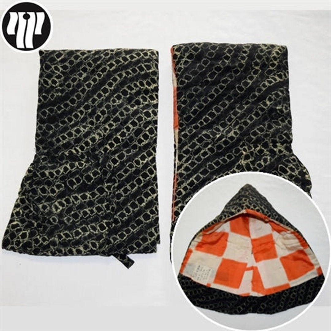 Vintage Japanese Protective Hoods 1943 Collectible Padded Silk Bosai ...