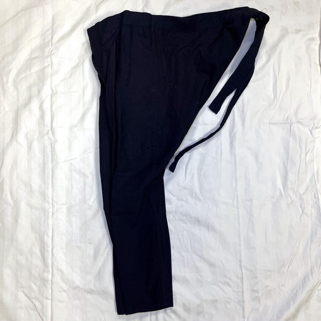 Vintage Japanese Indigo Momohiki Worker Pants Leggings Heavy Cotton ...