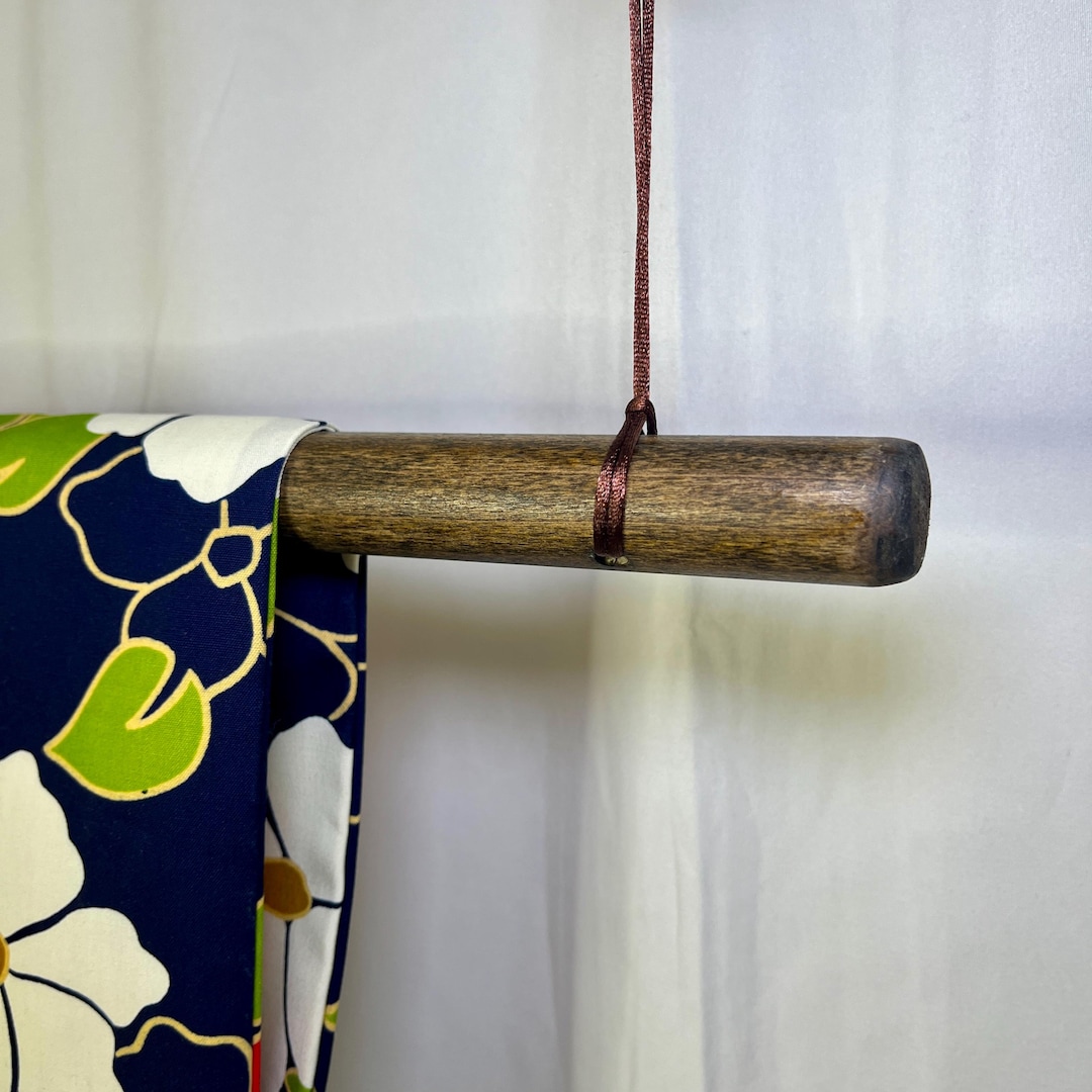 60" Kimono Display Rod Wooden Hanger Pole for Japanese Kimono Haori ...