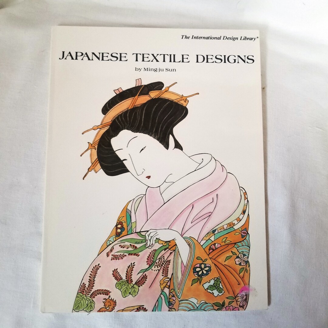 Japanese Textile Designs international Design Library by - Etsy