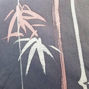 Vintage Japanese Kimono Silk Womans Kimono Authentic Rozome Roketsuzome ...