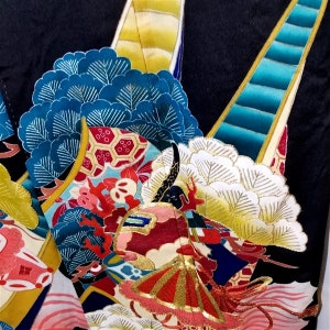 Tomesode Formal Kurosode Kimono Robe Vintage Japanese Woman's Silk ...