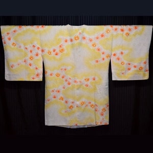 Michiyuki Kimono Jacket Vintage Japanese Shibori - Buttercup - Etsy