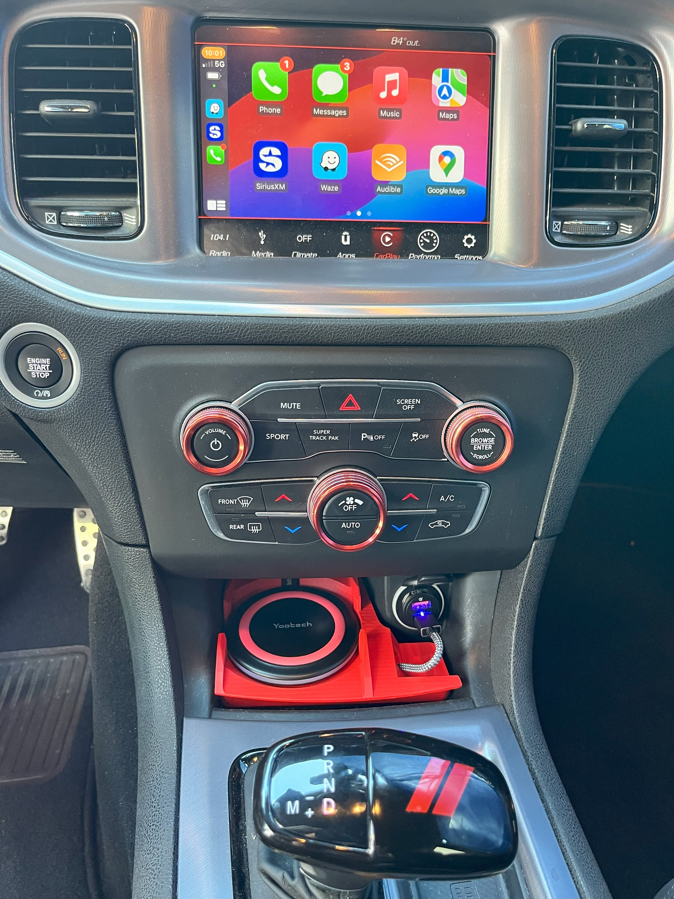 Dodge Charger 2016 & up Custom Wireless Charging Dock / Pad - Etsy
