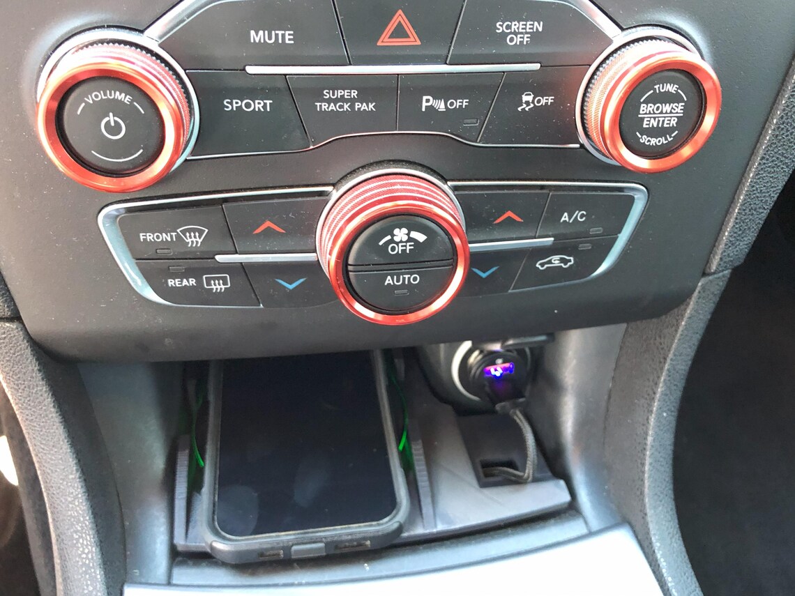 Dodge Charger Wireless Phone Charger (2016-2024) - Etsy