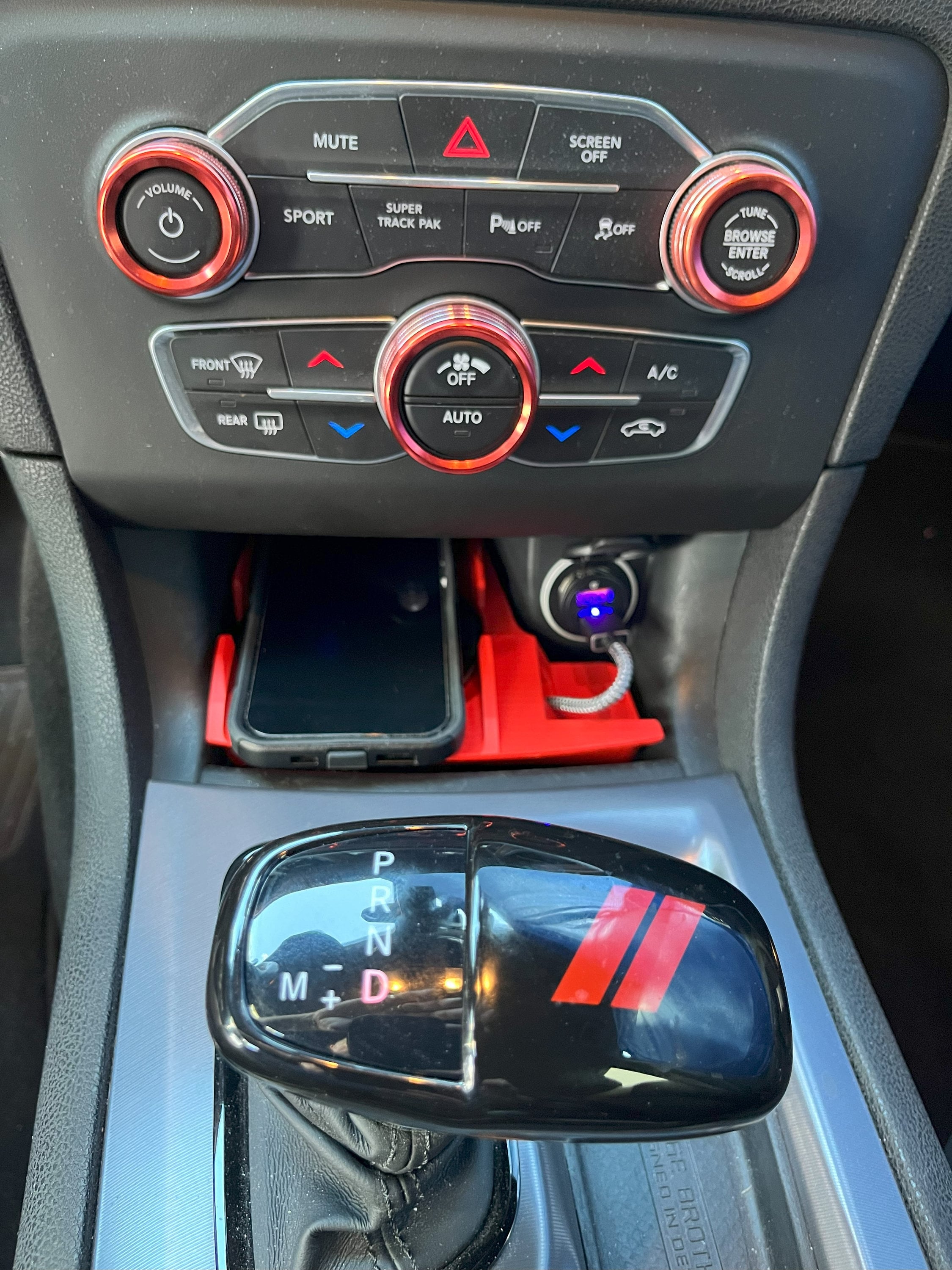 Dodge Charger 2016 & up Custom Wireless Charging Dock / Pad - Etsy