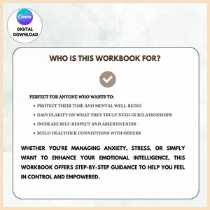 Emotional Regulation Workbook: Calmer Mind, Coping Strategies (PDF) - Etsy