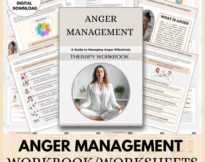 Anger Management Workbook. the Four Types of Anger. Self-control ...