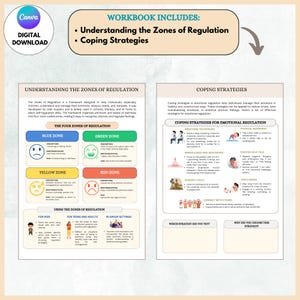 Emotional Regulation Workbook: Calmer Mind, Coping Strategies (PDF) - Etsy
