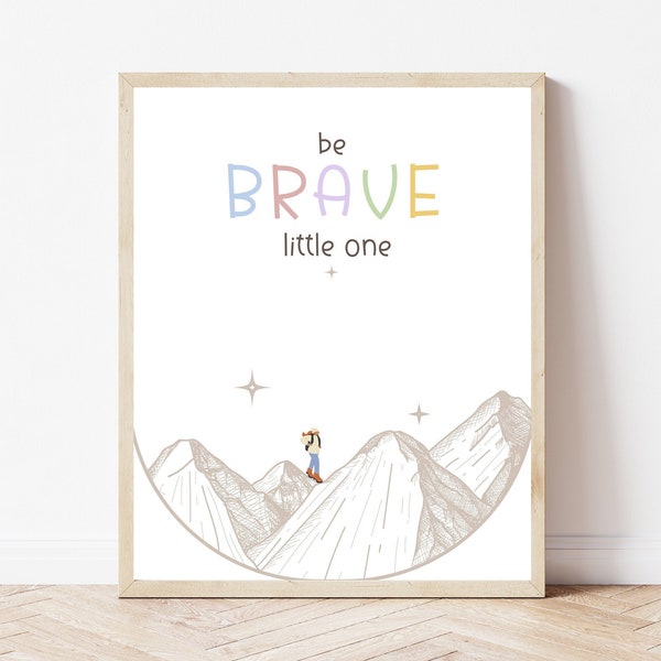 Be Brave Little One - Etsy