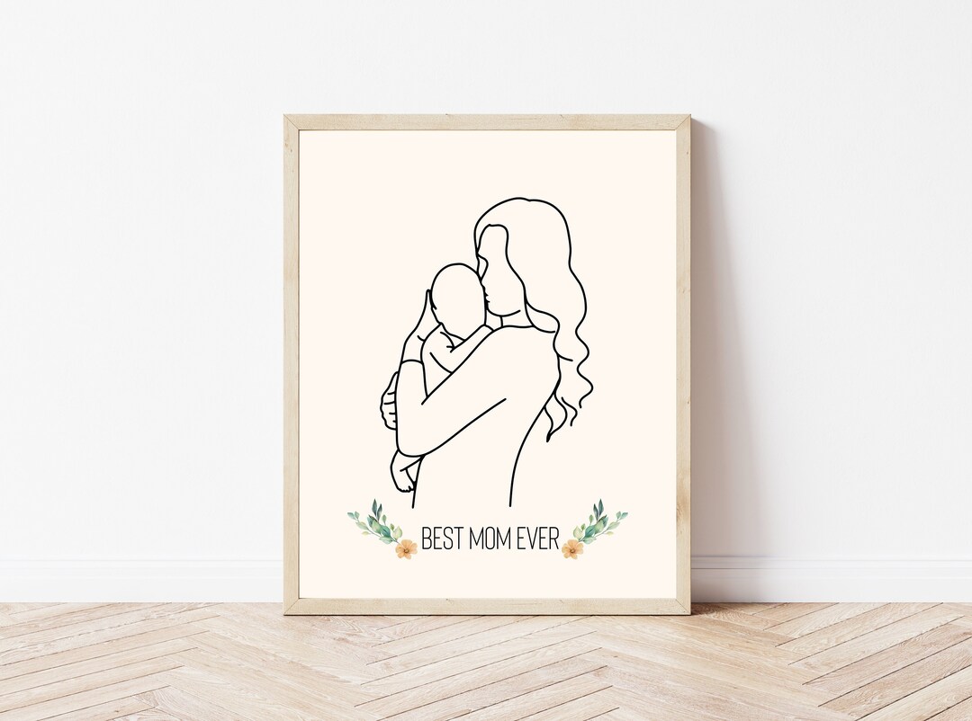 Mother's Day Printable, Best Mom Ever Poster, Mother's Day Gift, Kids ...