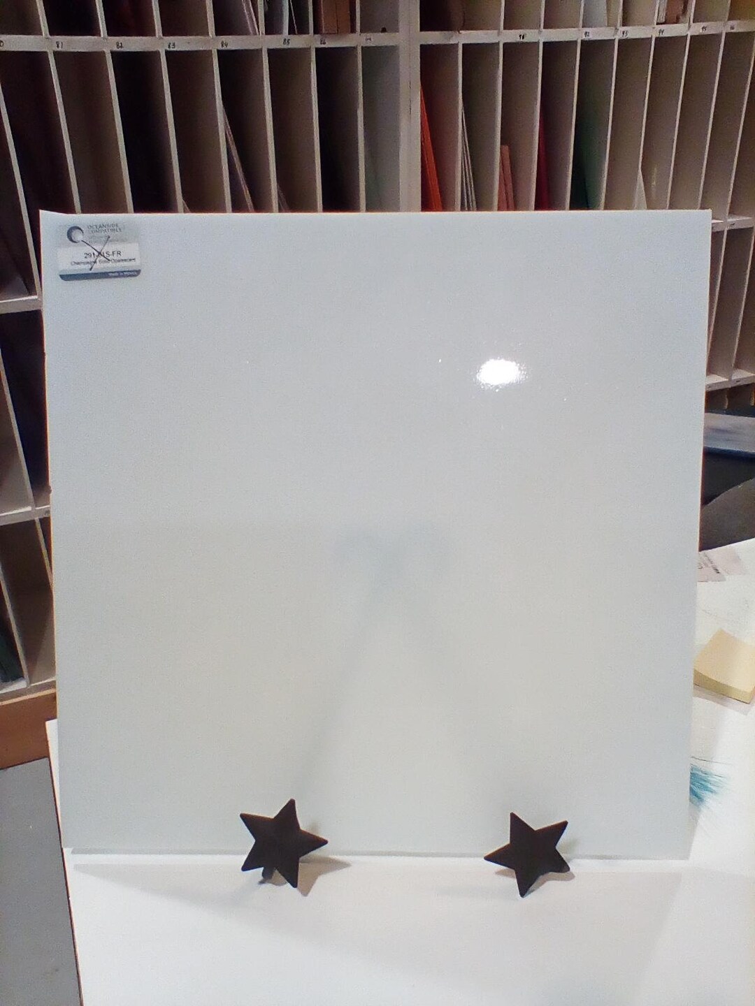 White Solid Opalescent - FUSIBLE - 12" X 12" Glass Sheet - OGT - 200S ...