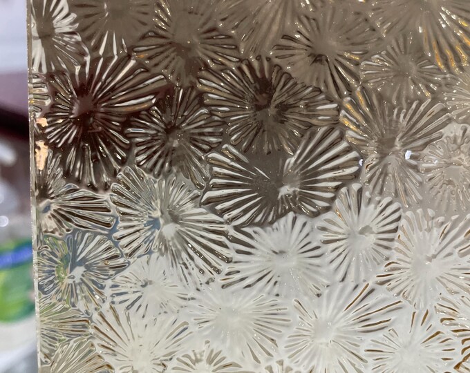 Light Amber Florentine Stained Glass Sheet - Wissmach # 46 FLOR - 12 X ...