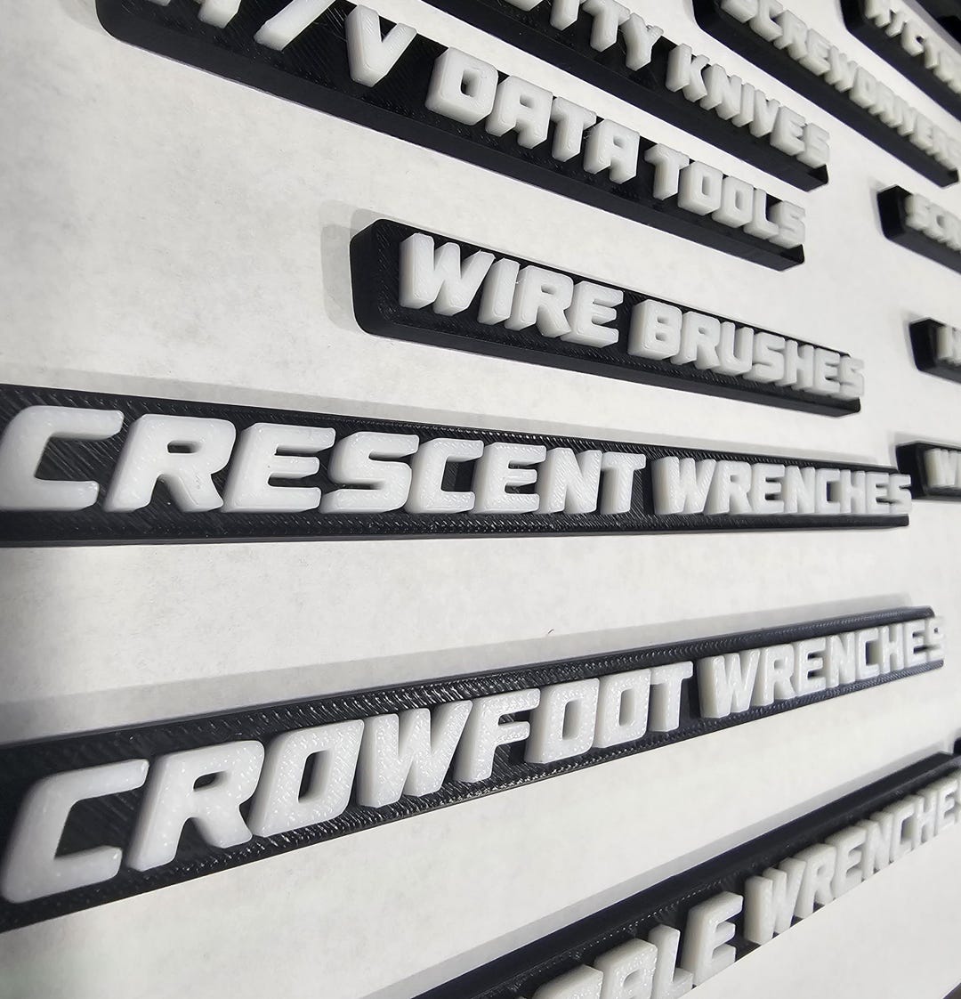 Toolbox Labels | Personalized Mini Magnetic 3/8" Tall | Rectangle ...