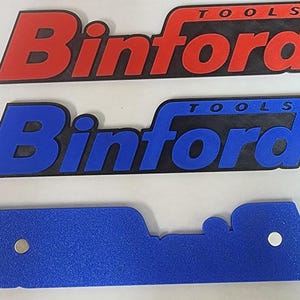 Home Improvement Binford Tools Badge Sign - 3D Printed Magnetic Emblem ...