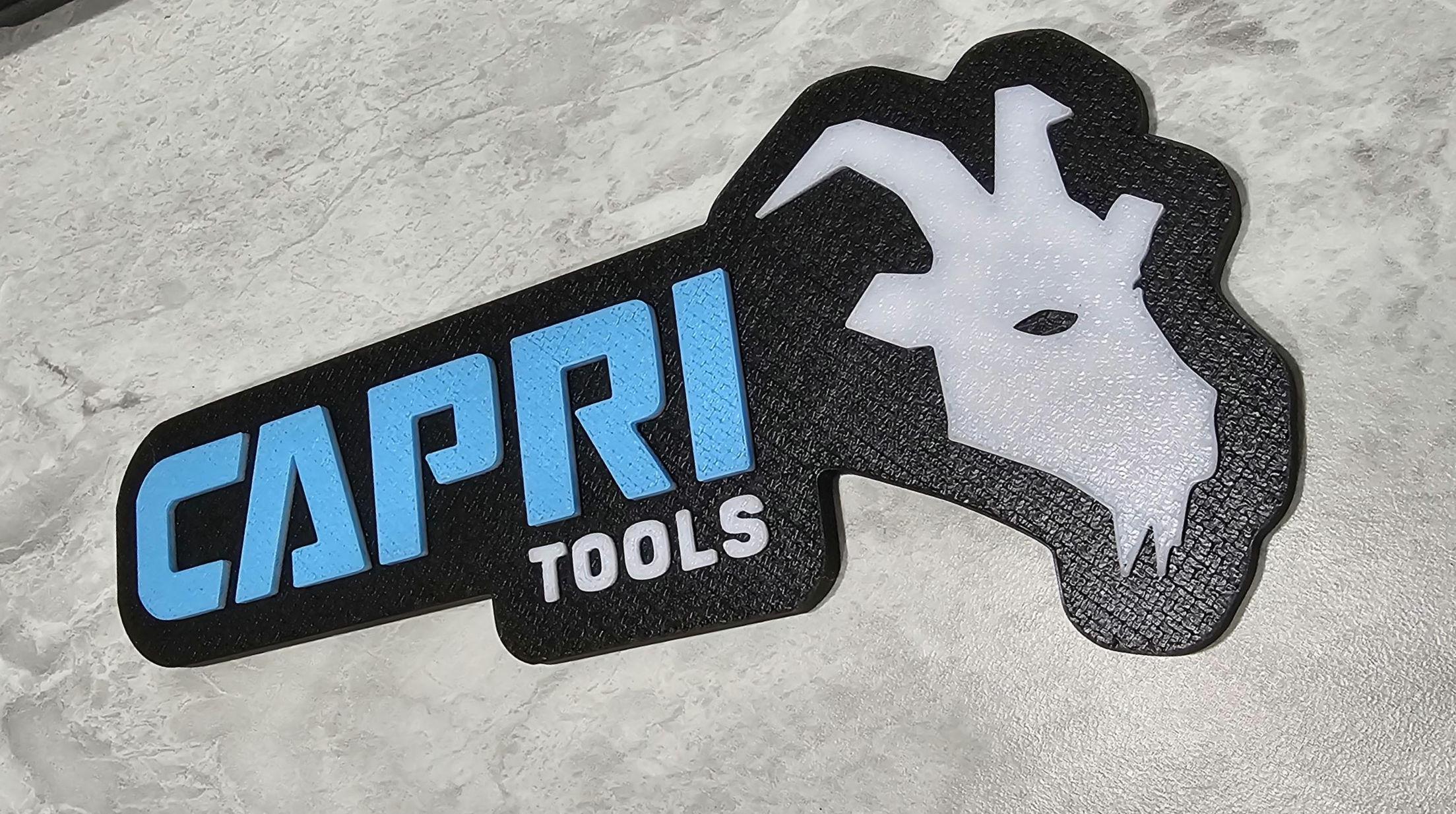 CAPRI TOOLS Magnetic Toolbox Emblem Badge Fridge or Toolbox Magnet Sign ...