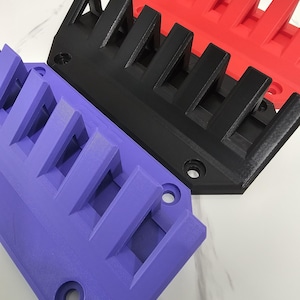 Pry Bar Holder Wall Mount Organizer 6 Slot for Pry Bars / Can Be Used ...