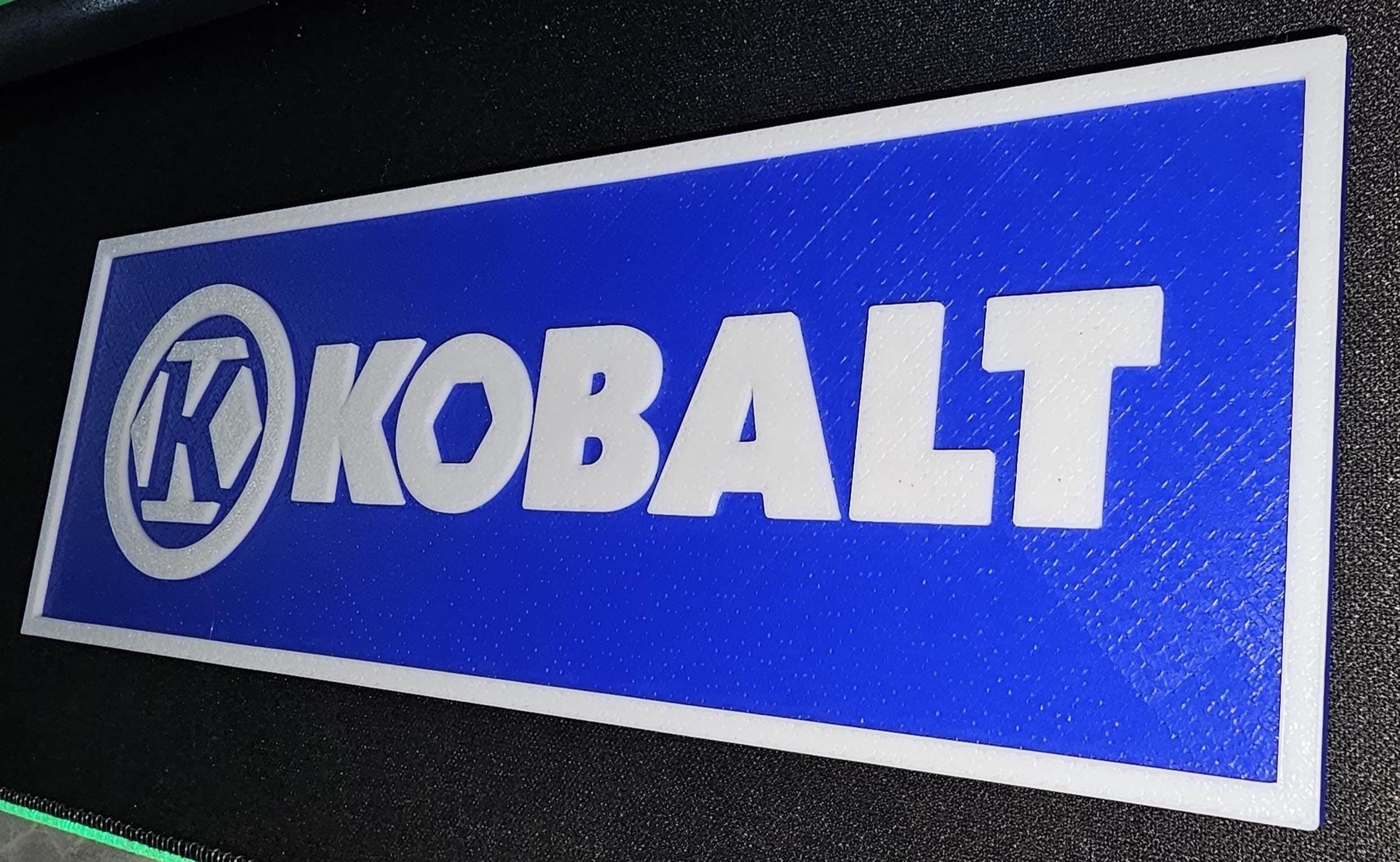 KOBALT TOOLS Toolbox Emblem Badge Fridge or Toolbox Magnet Badge Sign ...