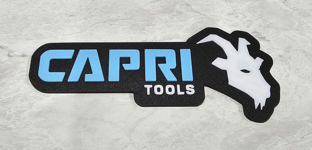 CAPRI TOOLS Magnetic Toolbox Emblem Badge Fridge or Toolbox Magnet Sign ...