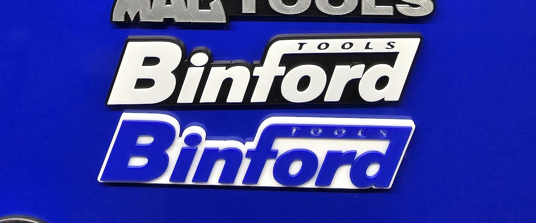 Home Improvement Binford Tools Badge Sign - 3D Printed Magnetic Emblem ...