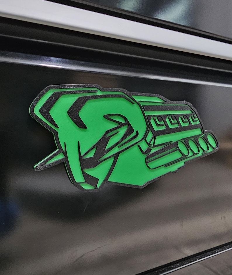 Symbol of Protest Themed Toolbox Badge for V8 – 3D Emblem for Gas Truck ...